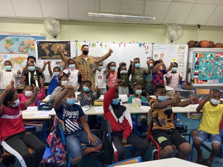 Le pilote de chasse, Sébastien « Babouc » NATIVEL, rencontre les ...