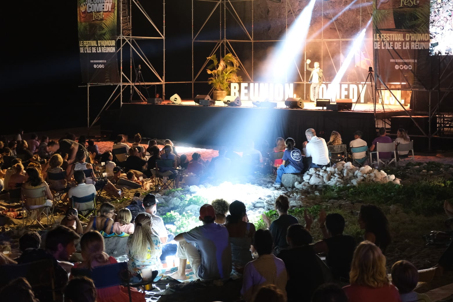 Clap de fin pour Réunion Comedy Fest sur la plage de Cap Homard - Ville ...