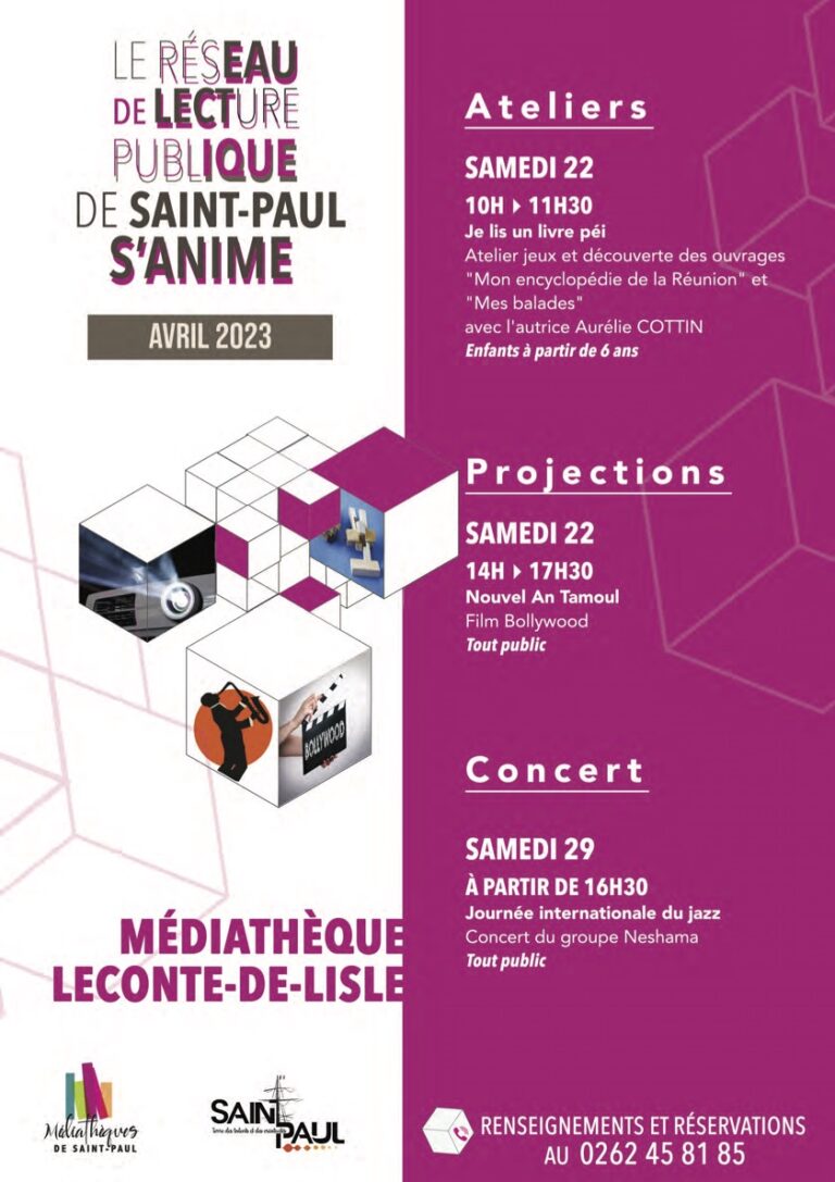 Découvrez le programme du réseau de lecture publique pour le mois d ...