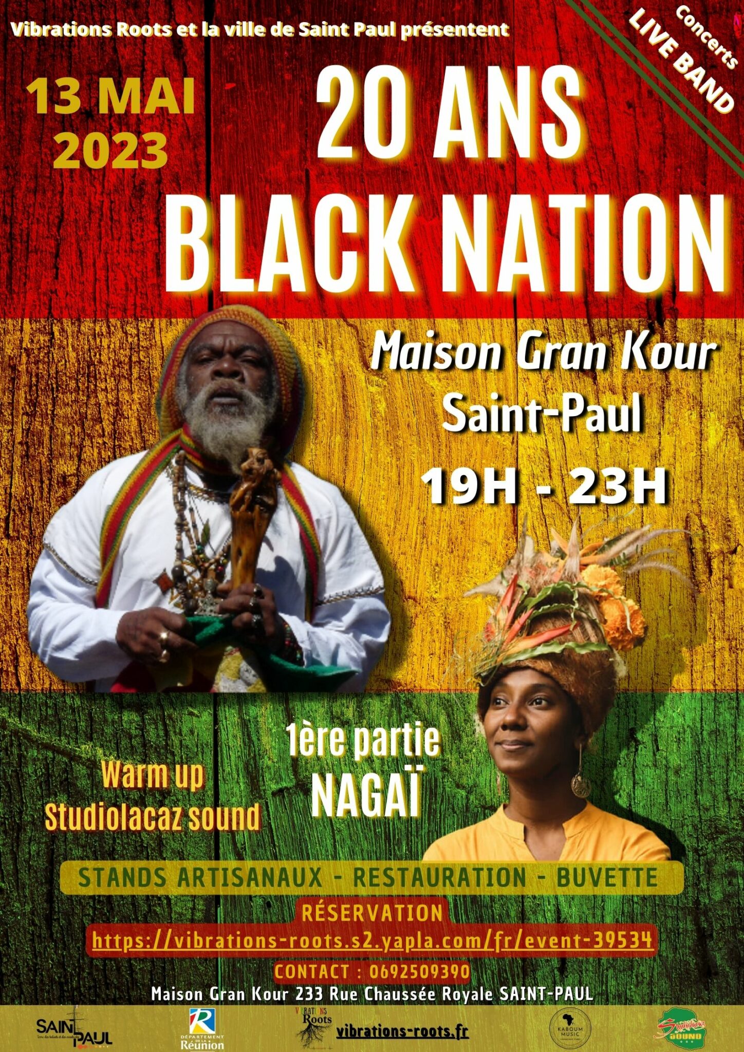 Un concert unique pour les 20 ans de Black Nation à la maison Gran Kour ...