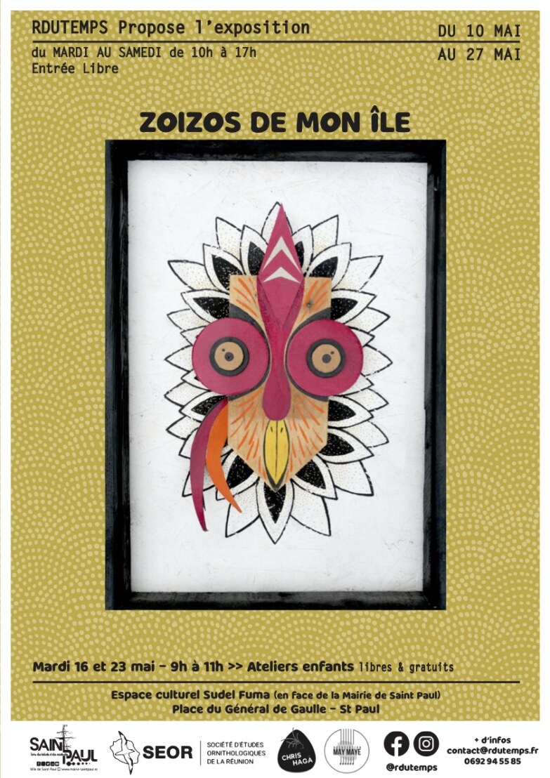 Visitez l'exposition "Zoizos de mon île" par le duo d'artiste Rdutemps ...