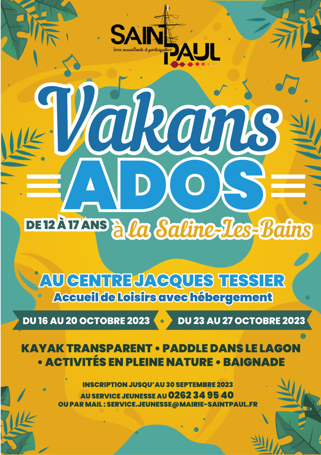 Vakans ados - Ville de Saint-Paul