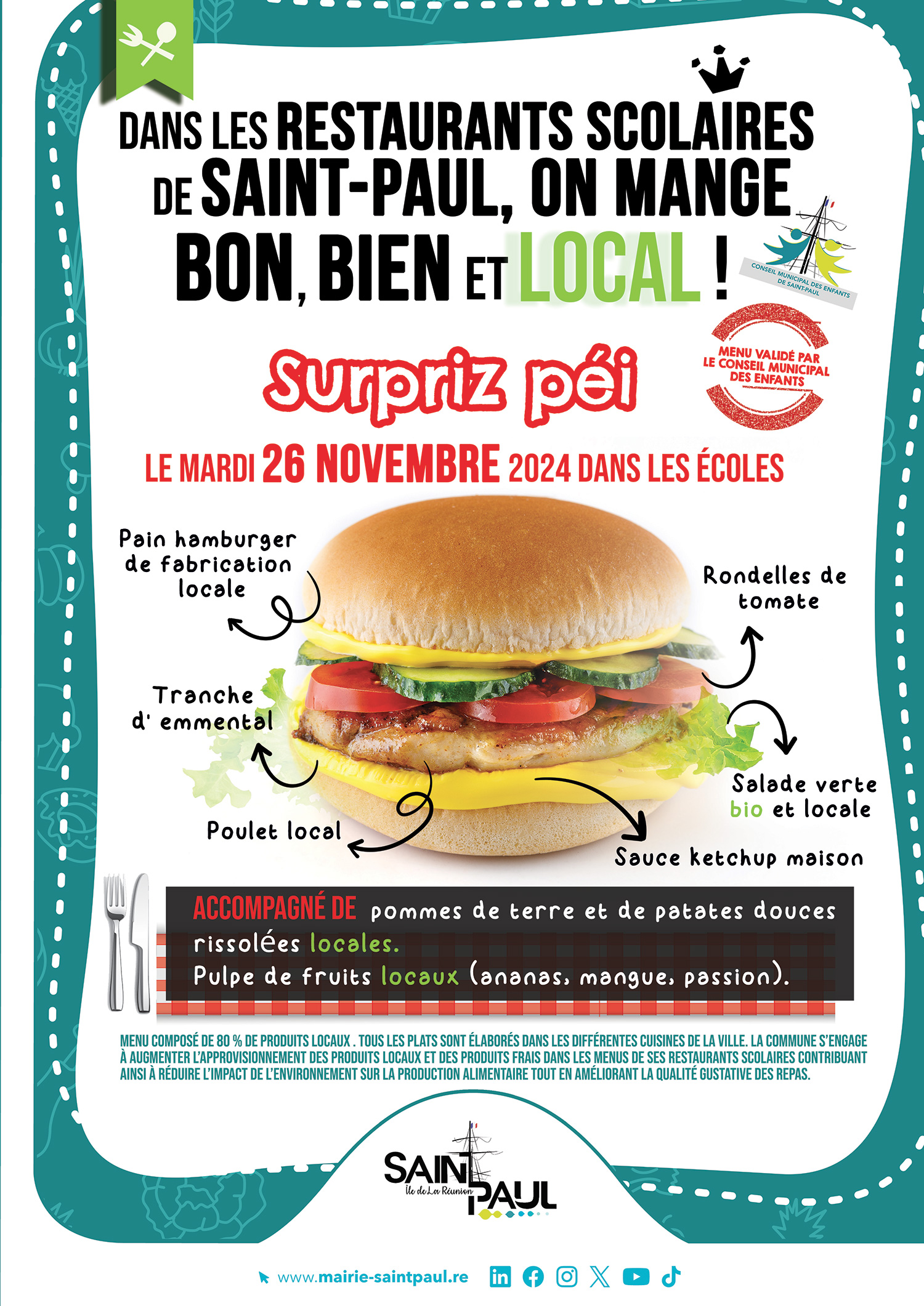 Restauration scolaire - Ville de Saint-Paul