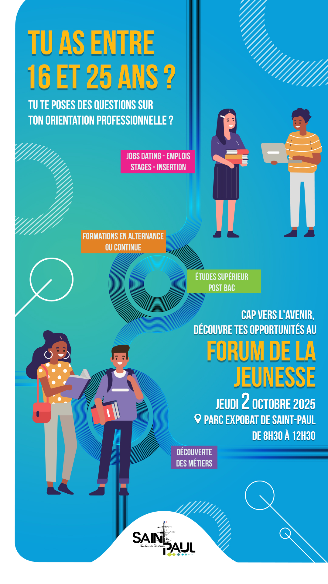 Le Forum de la Jeunesse à Saint-Paul : construis ton avenir ! - Ville ...