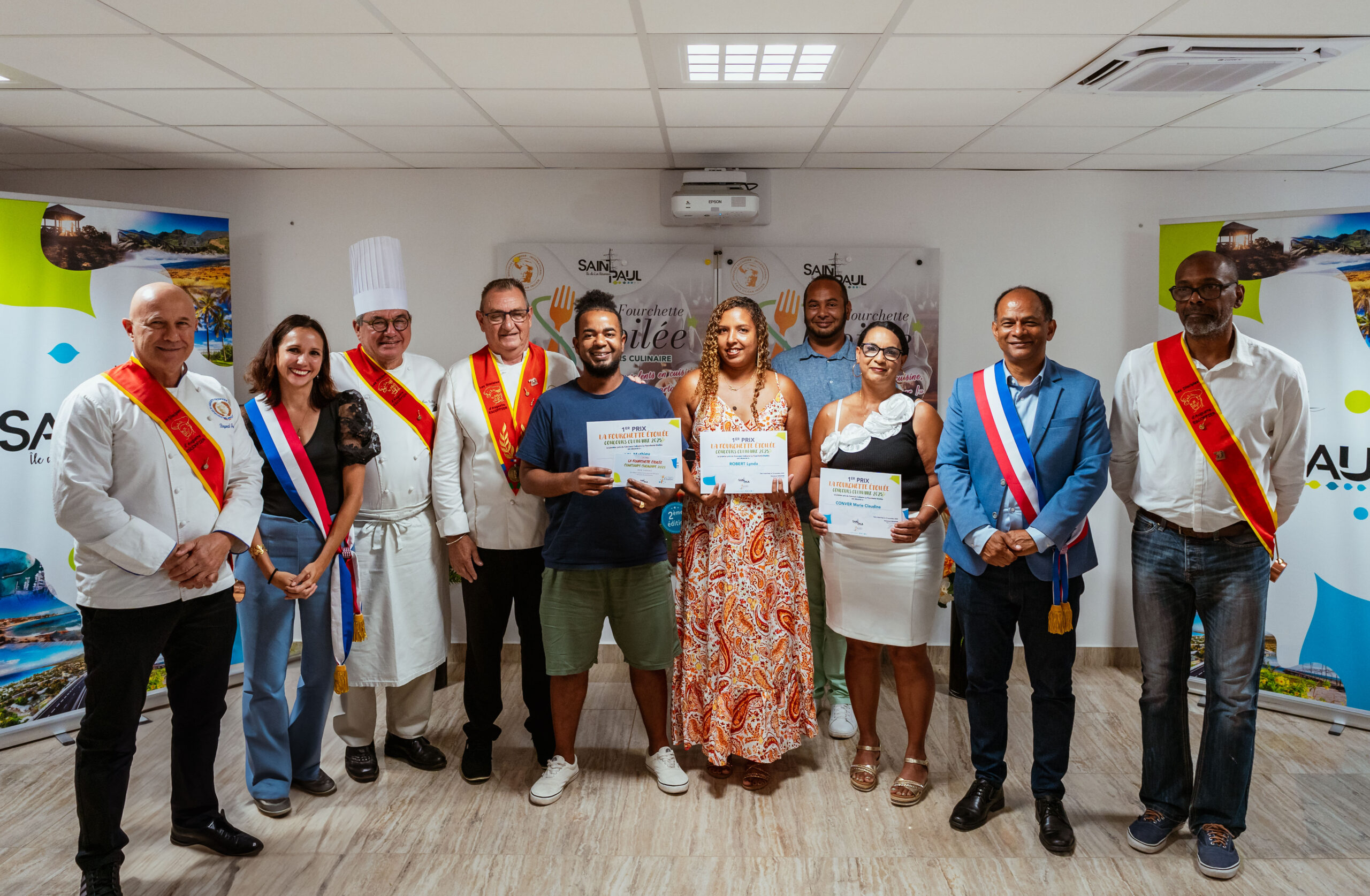 Remise des prix de la 2e édition de "La Fourchette Étoilée” - Ville de Saint-Paul